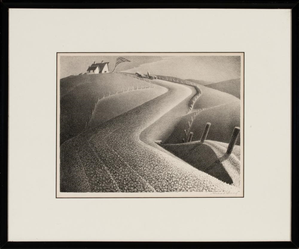 Grant Wood | GRANT WOOD (1891-1942) PENCIL SIGNED LITHOGRAPH (1939 ...