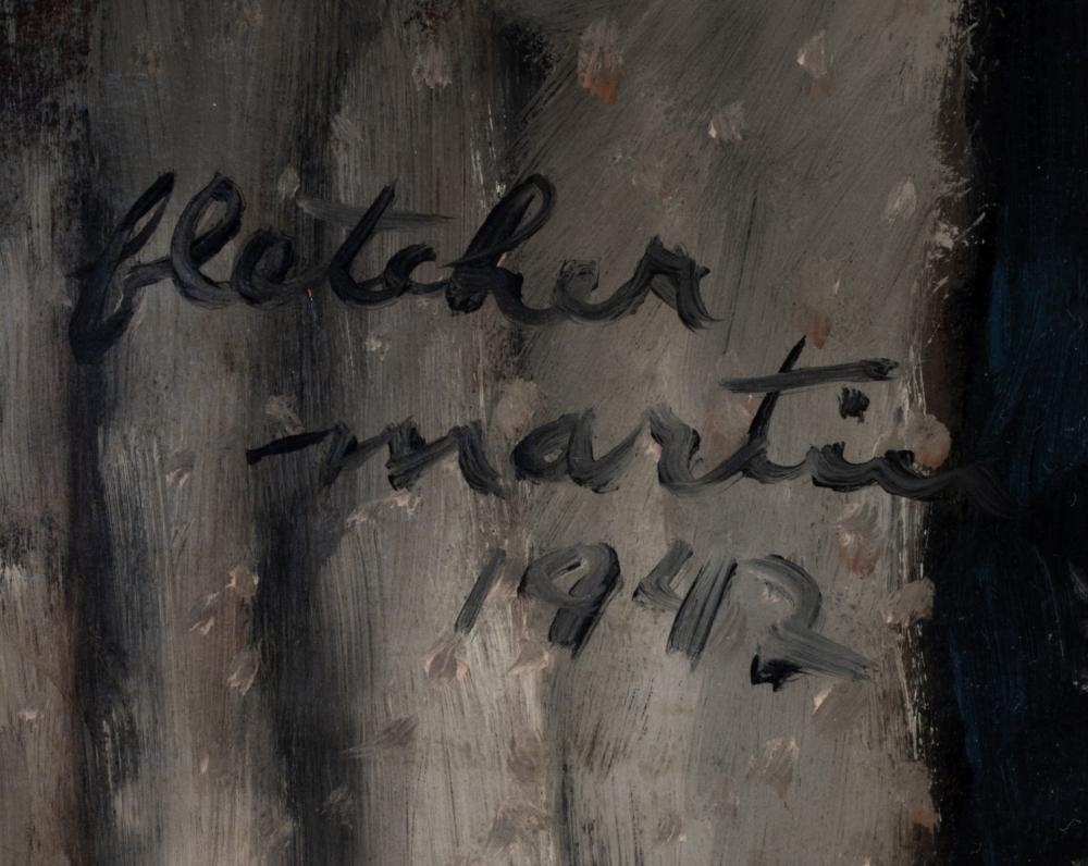Fletcher Martin | OIL ON PANEL (1942) | MutualArt