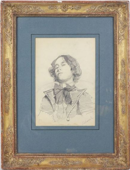 Pierre Cabanel | or Alexandre CABANEL Portrait of a young man (self ...
