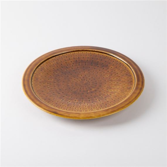 Peter Alger | Tenmoku Glazed Plate | MutualArt