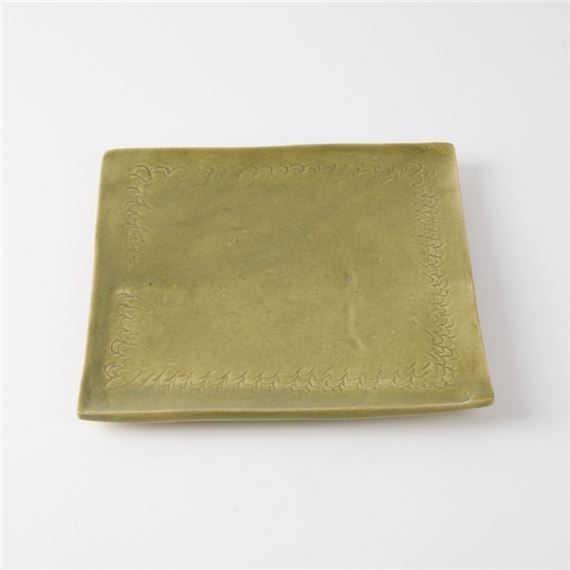 Olive Jones | Square Plate | MutualArt