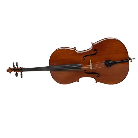 Roland | A labelled Roland Feller labelled cello and an associated bow ...