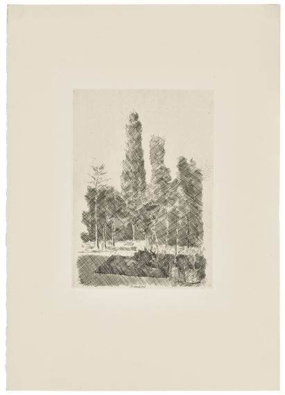 Giorgio Morandi | I pioppi (1930) | MutualArt
