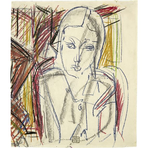 Albert Müller | Frauenportrait (1926) | MutualArt