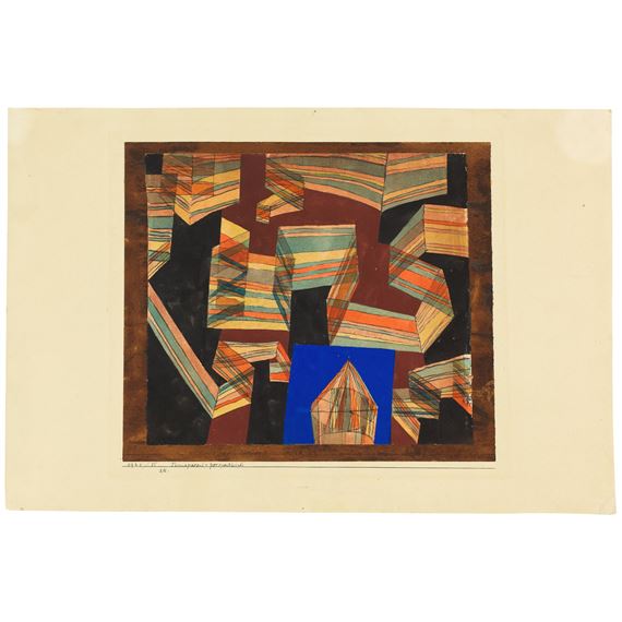 Paul Klee | Transparent-perspectivisch Transparent-perspectivisch (1921 ...