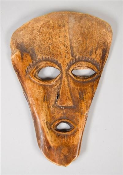 Leighton | African Carved Bone Mask | MutualArt