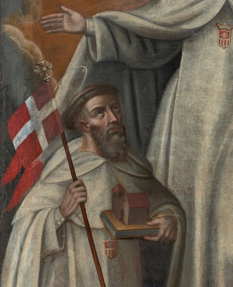 Cuzco School, 19th Century | Virgin of Mercy with Saint Peter Nolasco ...