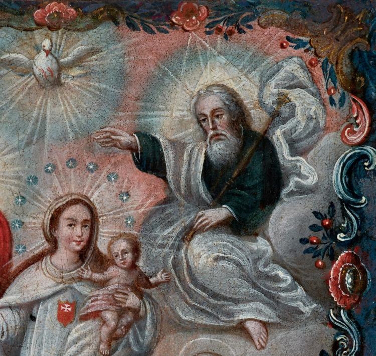 Antonio Vilca | The Holy Trinity, Our Lady of Mercy, and Other Saints ...