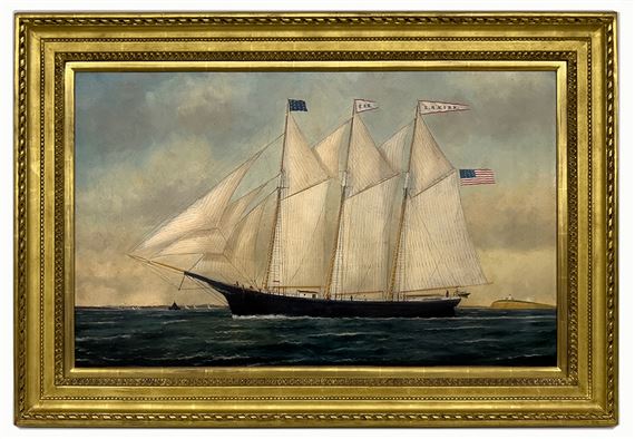 William Pierce Stubbs | 3-masted schooner, the E. R. Kirk; (1950 ...