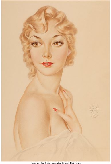 Alberto Vargas | Portrait of Kay Calliaue (1927) | MutualArt