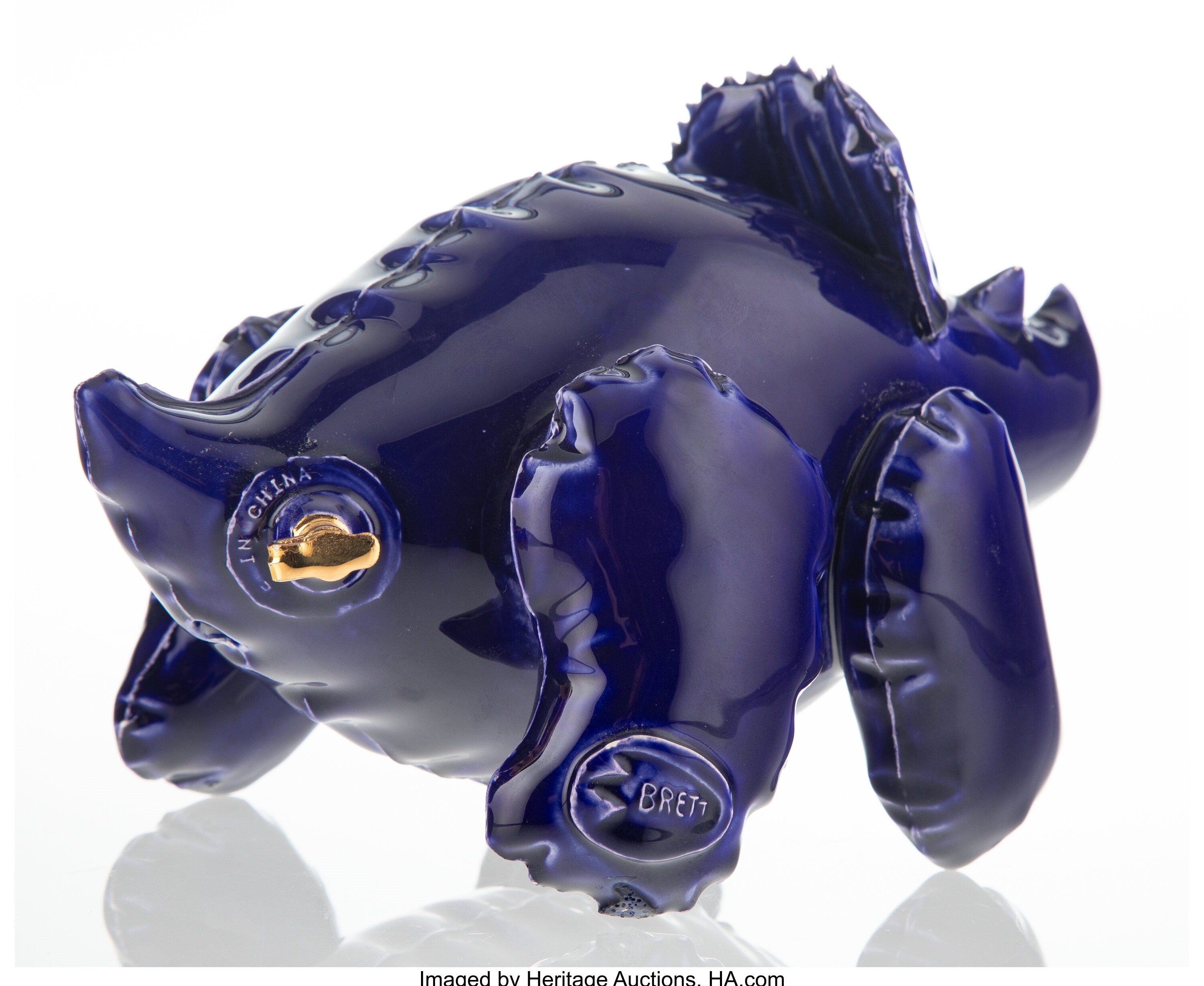 Brett Kern | Inflatable Triceratops (Blue) | MutualArt