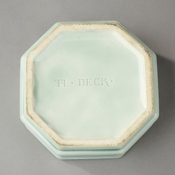 Joseph-Theodore Deck | Small covered box with octagonal sides in ...