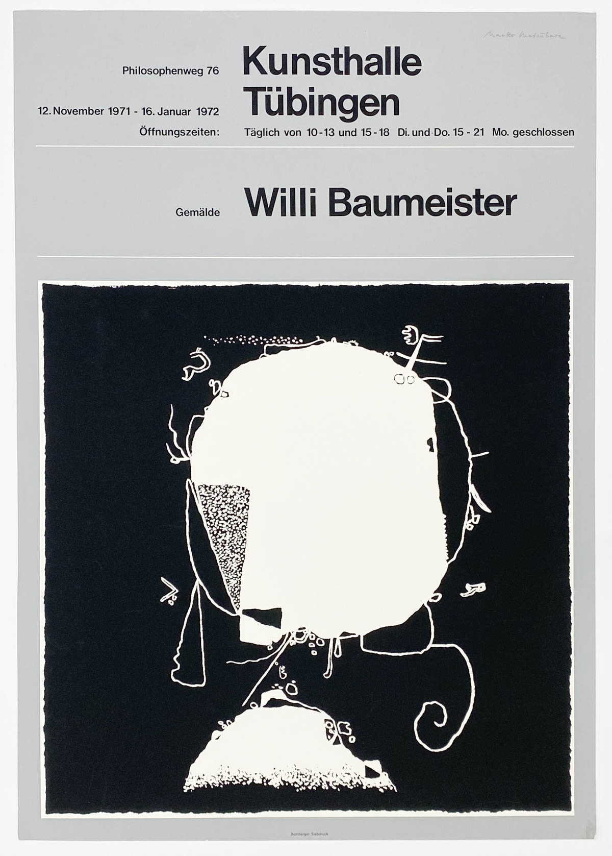 Fritz Eichenberg | Willi Baumeister Exhibition Poster | MutualArt