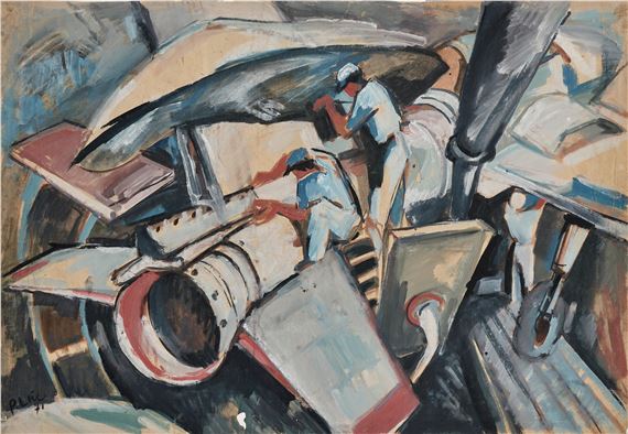 Pham Luc | Two paintings (1971) | MutualArt