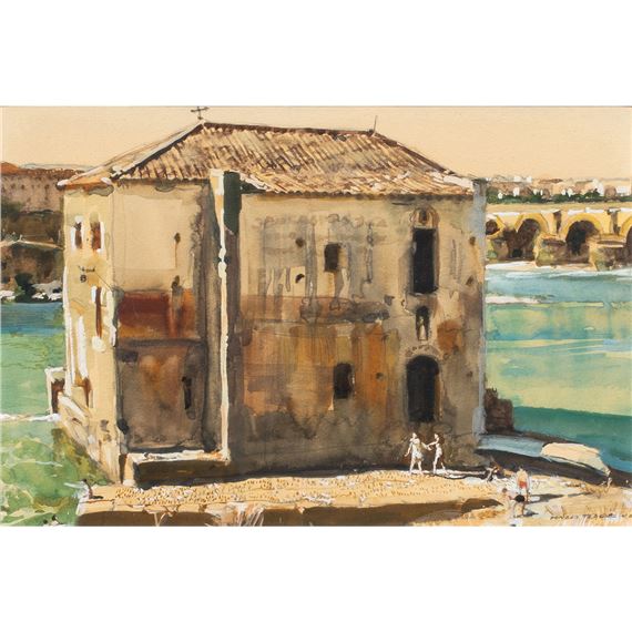 Donald Teague | Roman Mill at Ronda (1966) | MutualArt