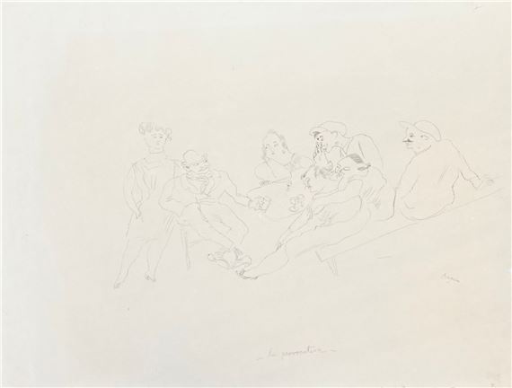 Jules Pascin | Jules PASCIN (1885-1930) La provocation Encre sur papier | MutualArt