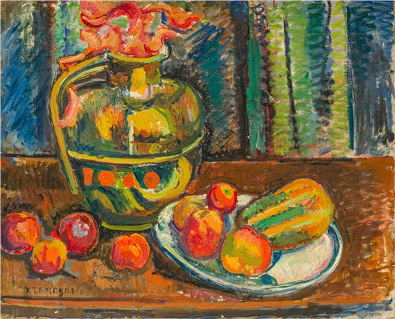 Pinchus Krémègne | PINCHUS KREMEGNE (1890-1981) Vase en cuivre et ...