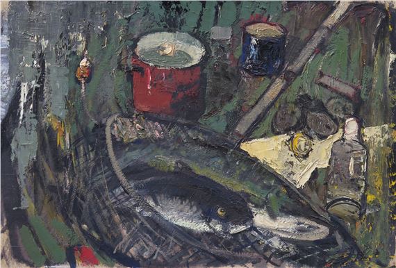 Voldemars Milgravis | Makšķernieka klusā daba | MutualArt