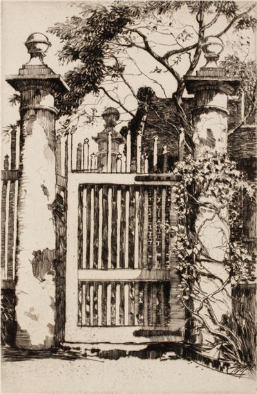 Alfred Heber Hutty | PENCIL SIGNED ETCHING (Circa 1924) | MutualArt