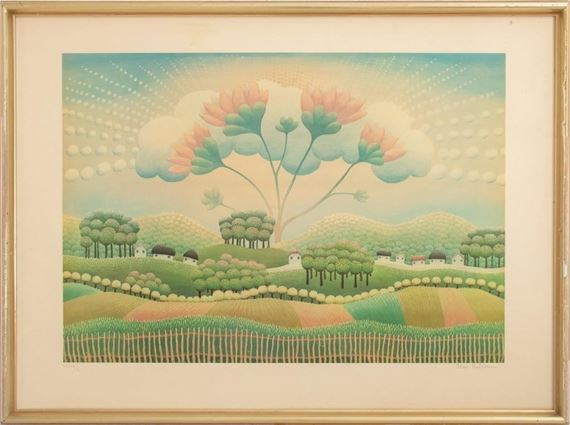 Ivan Rabuzin | Ivan Rabuzin Surrealist Landscape Lithograph | MutualArt