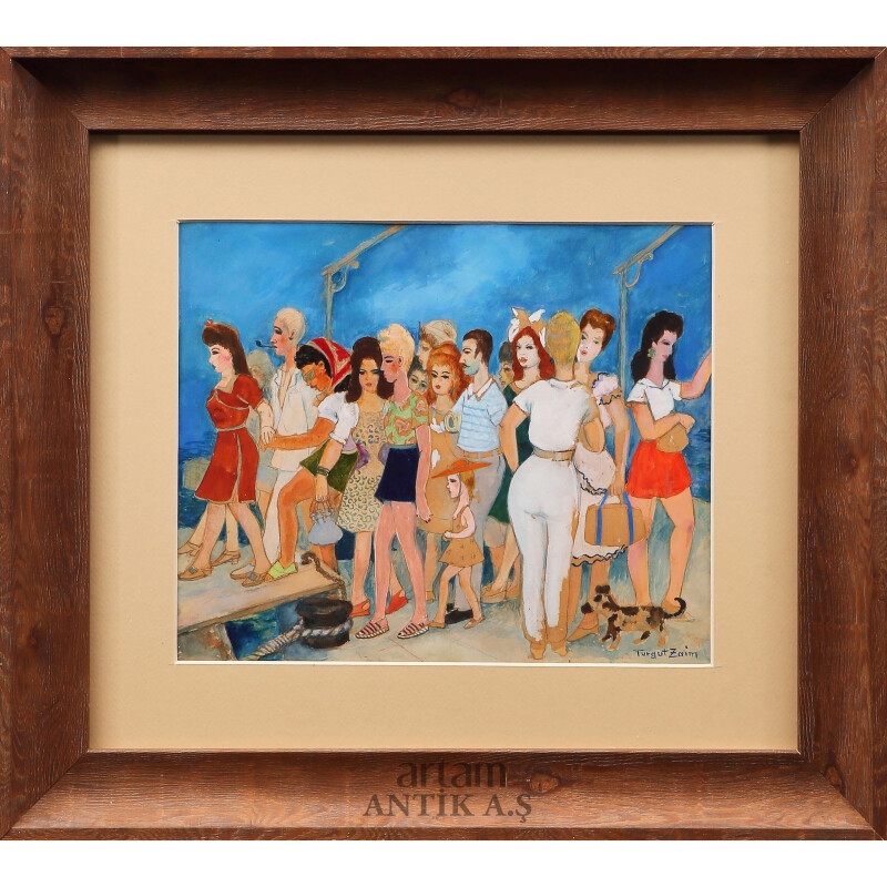 Turgut Zaim | Figüratif Kompozisyon | MutualArt