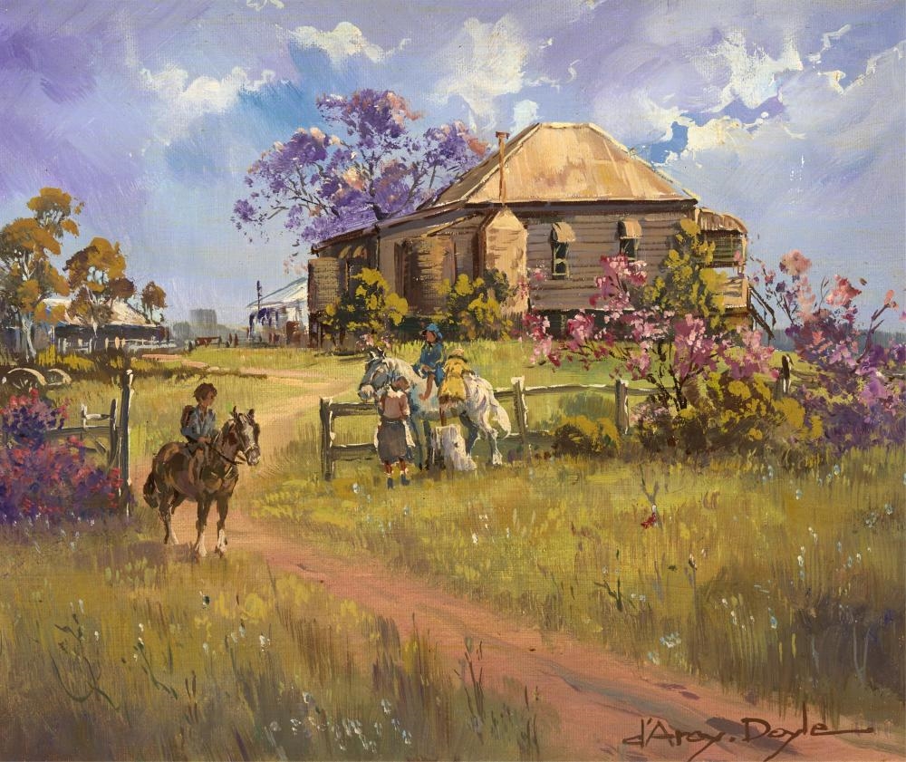 D'Arcy Doyle | A ride to school | MutualArt