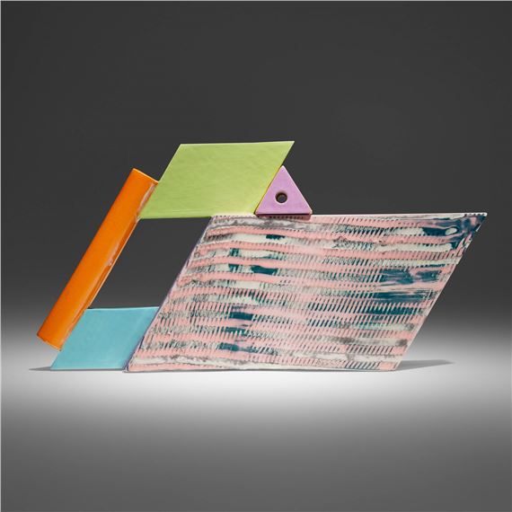 Peter Shire | Parallelogram teapot (1984) | MutualArt