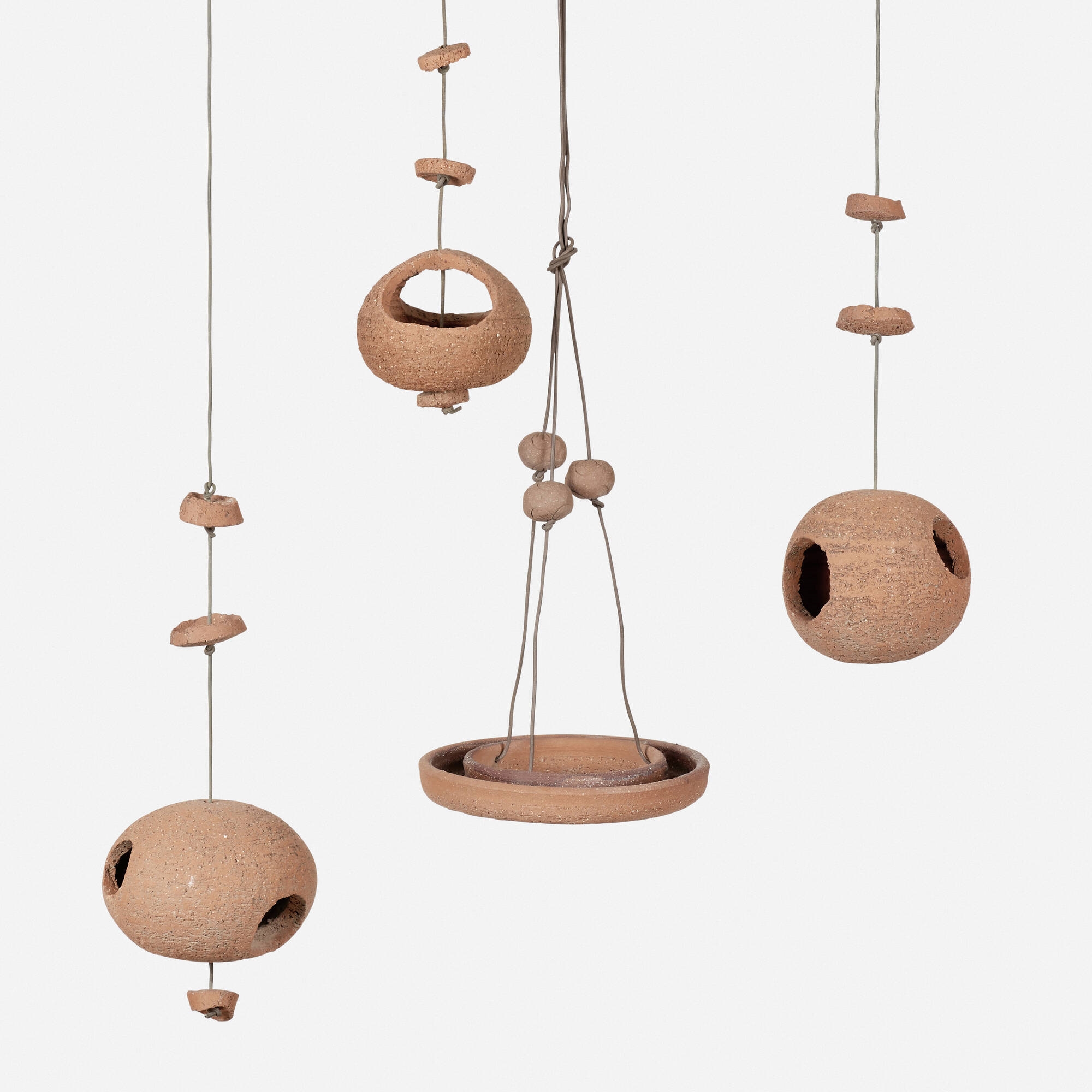 Stan Bitters | Collection of four birdhouses (Circa 1960) | MutualArt
