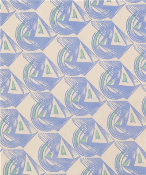 Eric Ravilious | Wallpaper Design (1927) (1927) | MutualArt