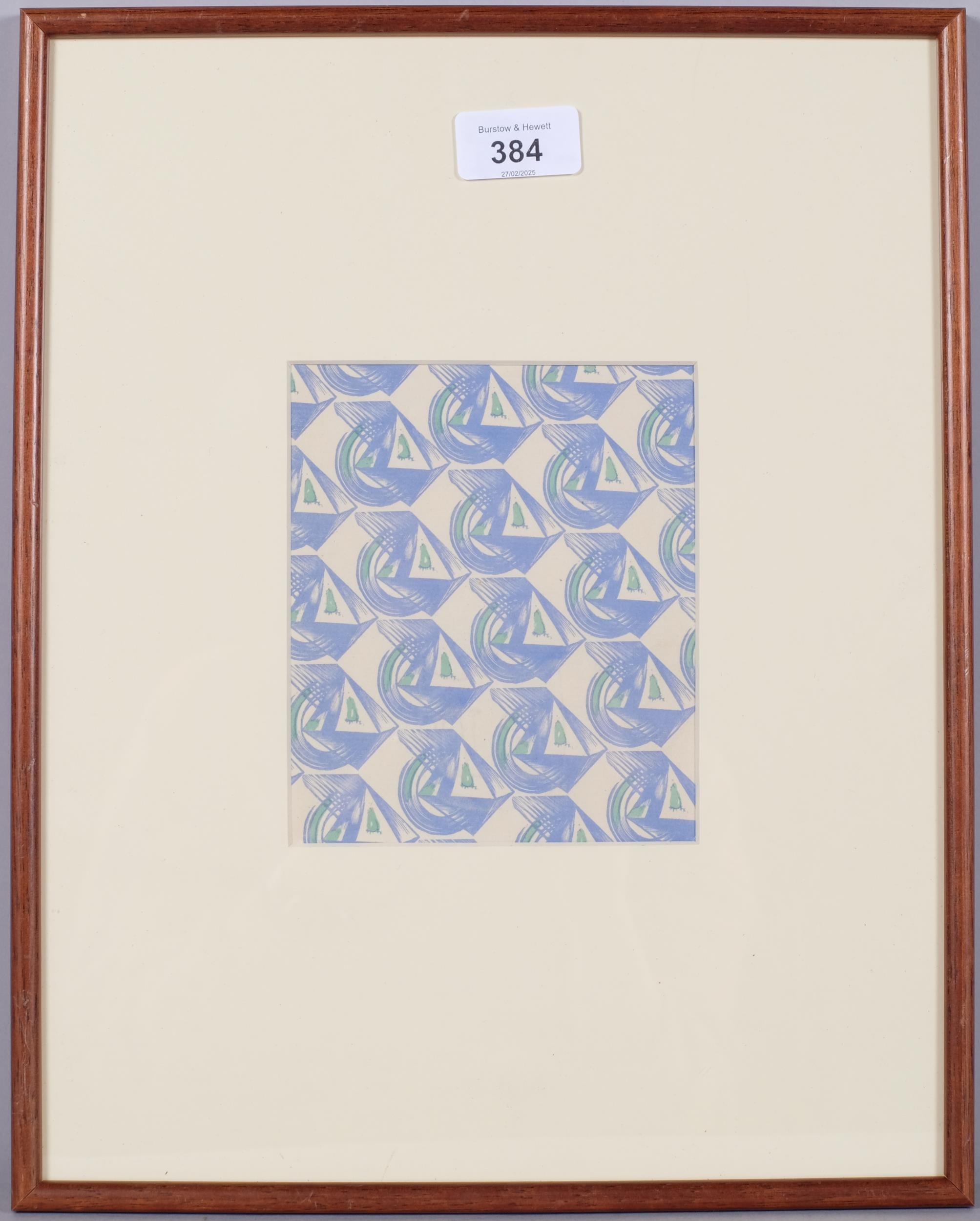 Eric Ravilious | Wallpaper Design (1927) (1927) | MutualArt