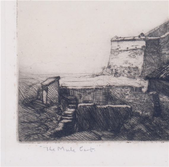 Anthony Gross | The Mule Cart (1924) | MutualArt