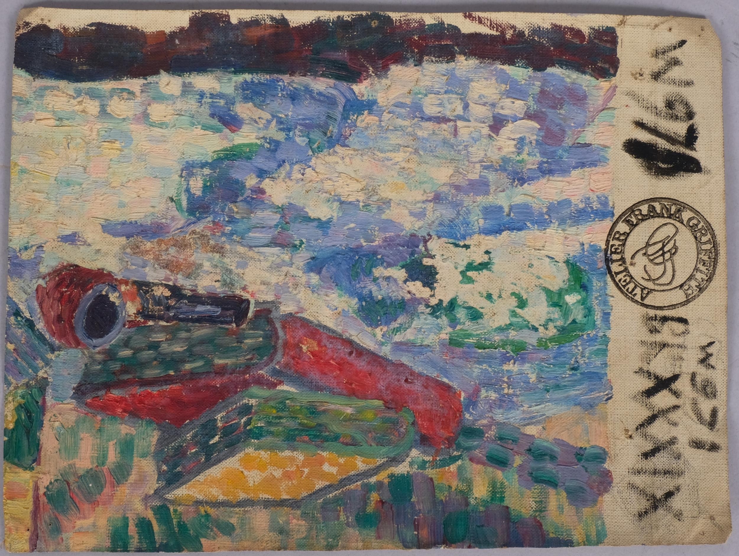Frank Griffith | double-sided oil on canvas | MutualArt