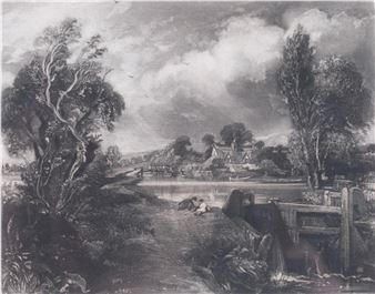 John Constable | The Lock | MutualArt