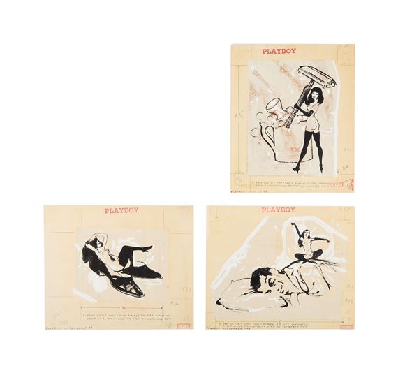 LeRoy Neiman | Prototype Femlins in assorted poses (1950s - 1960s ...