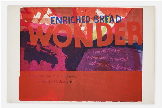 Corita Kent | Enriched Wonder Bread (1965) | MutualArt