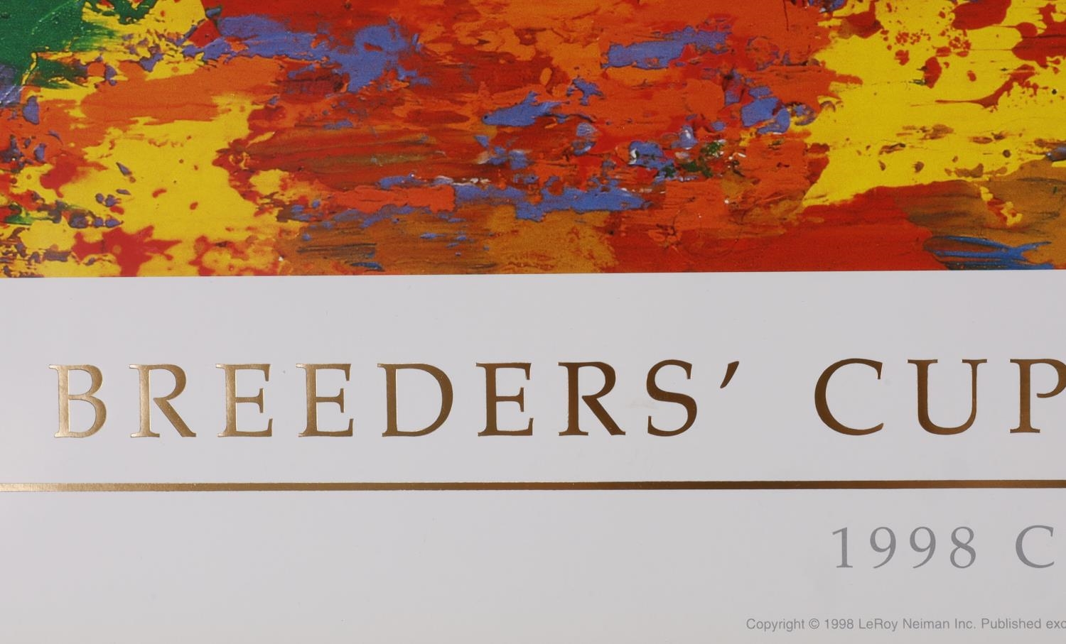 LeRoy Neiman | LEROY NEIMAN SIGNED PRINT BREEDER'S CUP 1998 (1998 ...