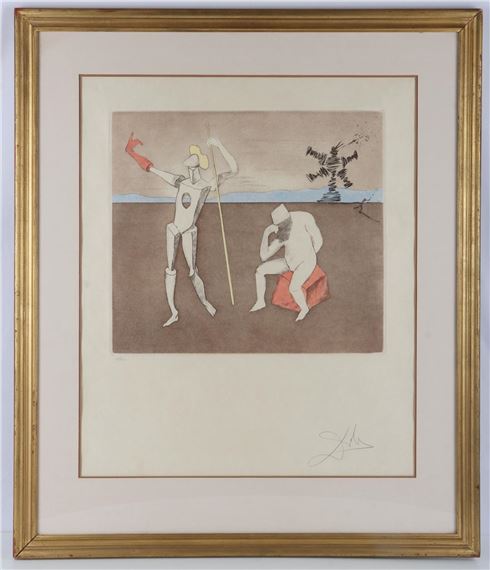 Salvador Dalí | SALVADOR DALI SIGNED LITHO PRINT POWER OF THOUGHT ...
