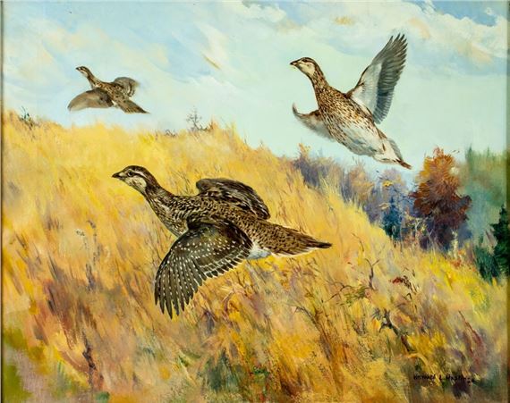 Howard Livingston Hastings | Sharp Tailed Grouse | MutualArt