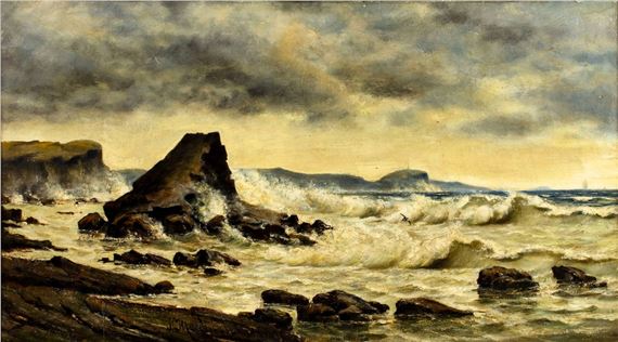 J. MacDonald | Seascape (1881) | MutualArt