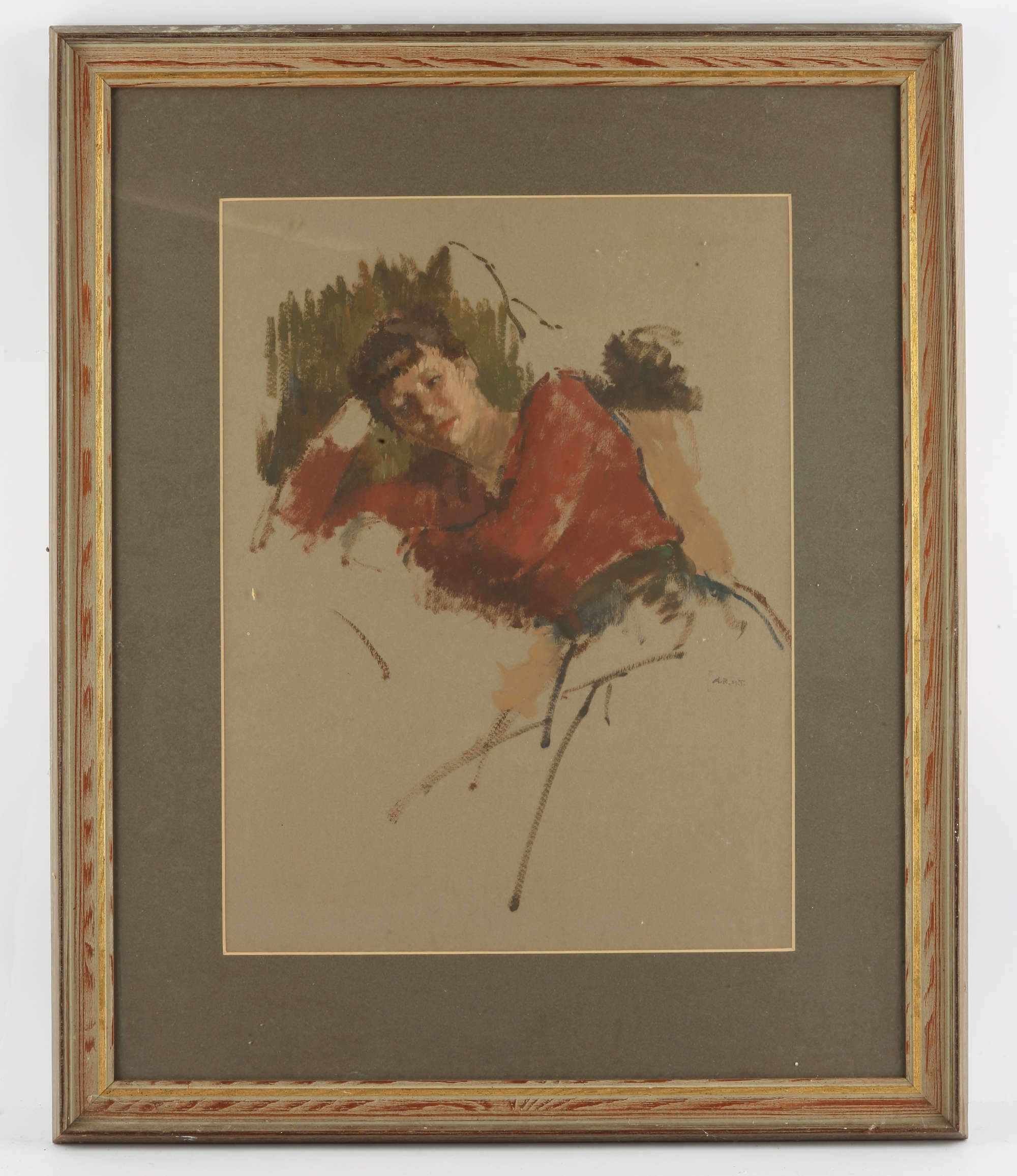 Arthur Ralph Middleton Todd | 'Woman Reclining with Head on Hand ...