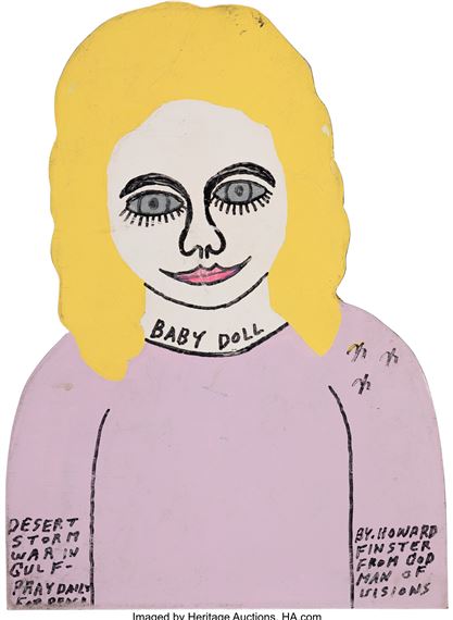 Howard Finster | Baby Doll, 1991 (1991) | MutualArt
