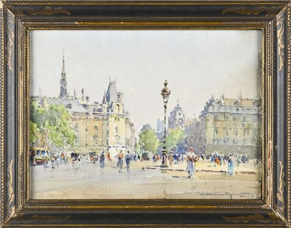 Casimir Raymond | Place Saint-Michel (1925) | MutualArt