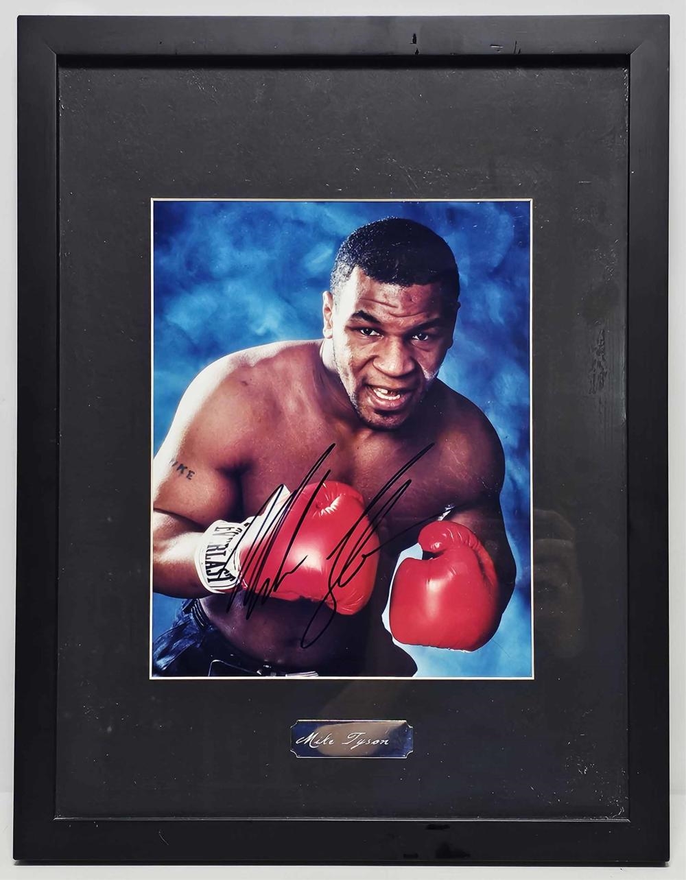 Keith Tyson | Framed signed photo of Mike Tyson (44 x 34cm | MutualArt