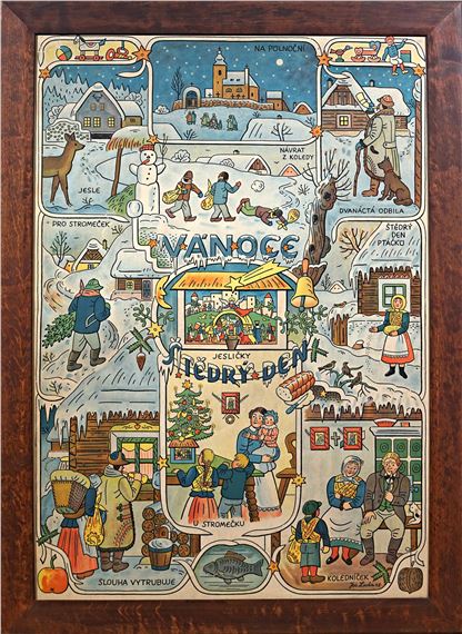 Josef Lada | Winter (1944) | MutualArt