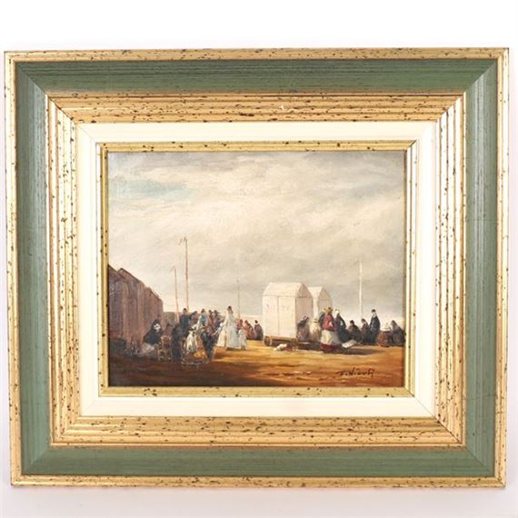 Francois Nicoli | CABINES EN BORD DE MER | MutualArt