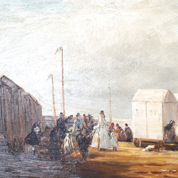 Francois Nicoli | CABINES EN BORD DE MER | MutualArt