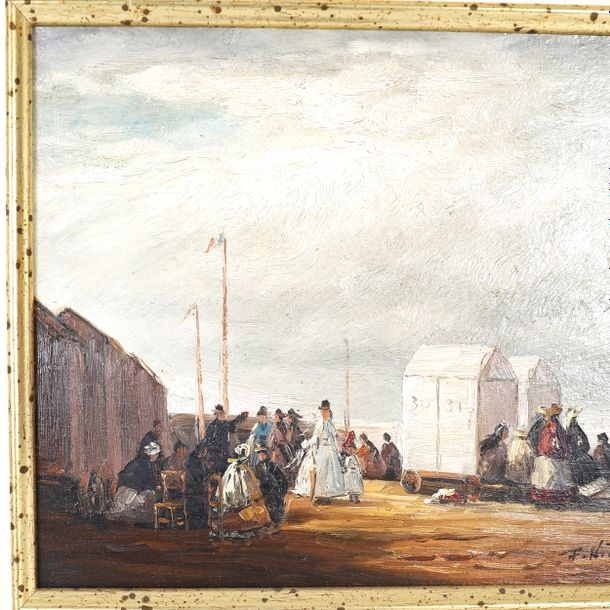 Francois Nicoli | CABINES EN BORD DE MER | MutualArt