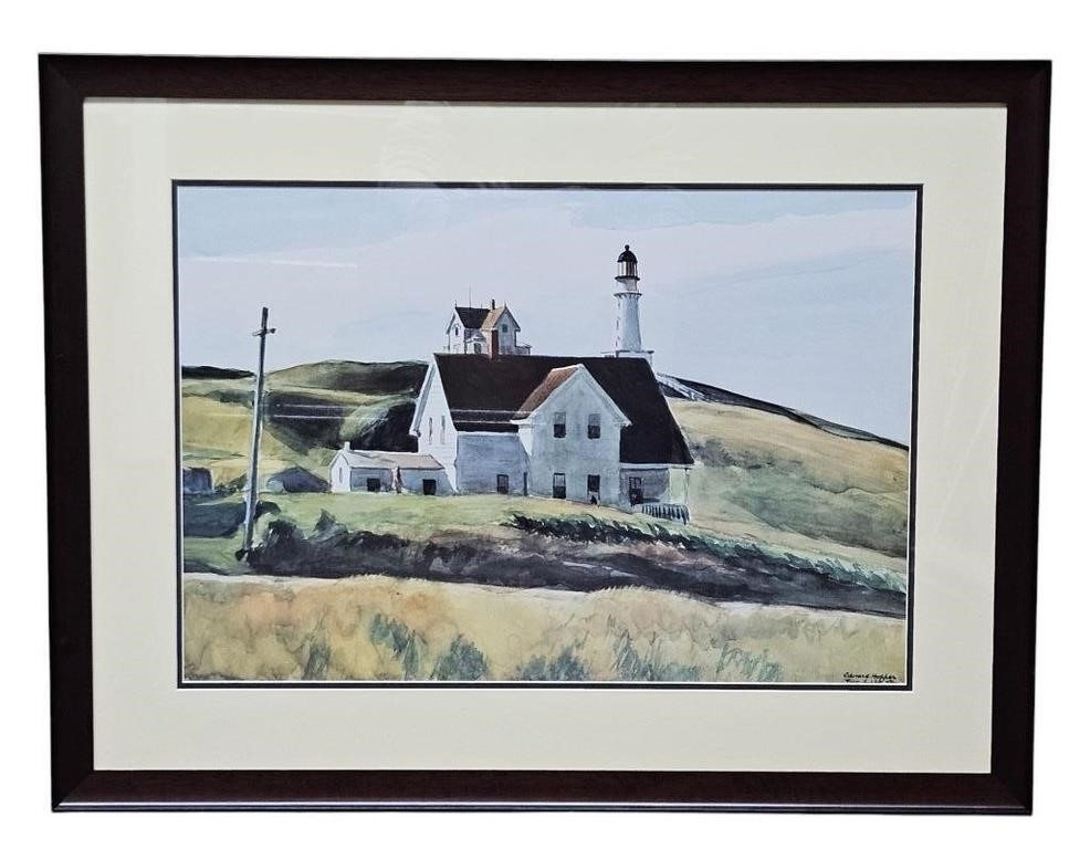 Hopper Edward | Edward Hopper Hill & Houses Maine Lithograph | Compare ...