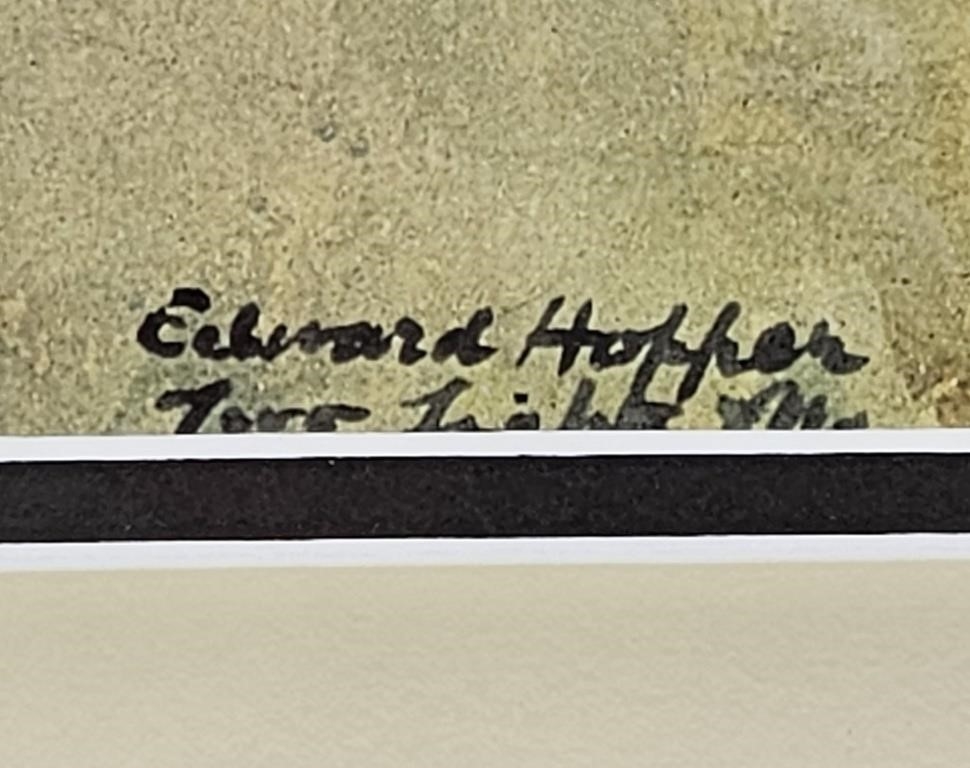 Edward Hopper | Edward Hopper Hill & Houses Maine Lithograph | MutualArt