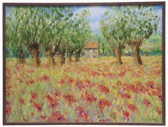 Duane Alt | Duane Alt Farmhouse Near Arles Original Painting | MutualArt